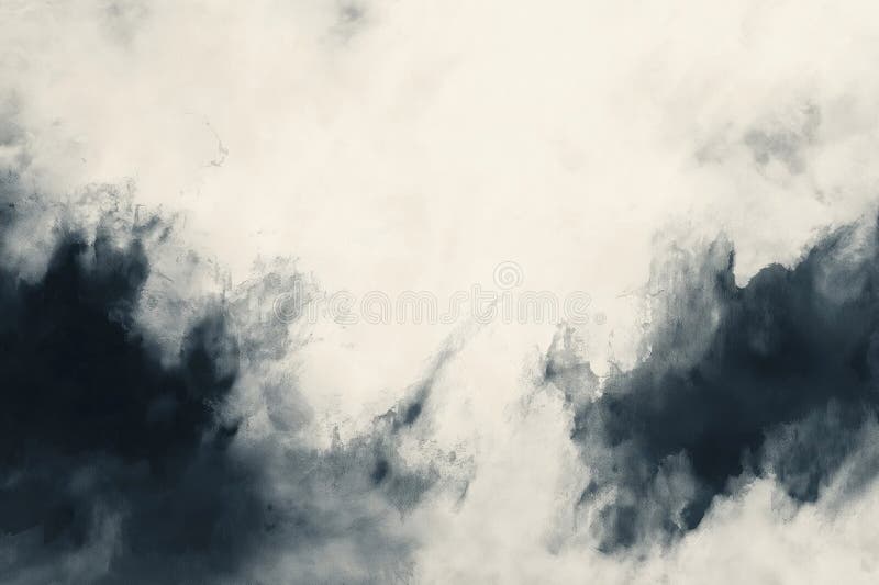 The Sky is Dark and Cloudy, with a Sense of Foreboding. Grunge Texture ...