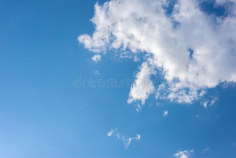 Sky Daylight. Natural Sky Composition. Element of Design. Stock Image ...