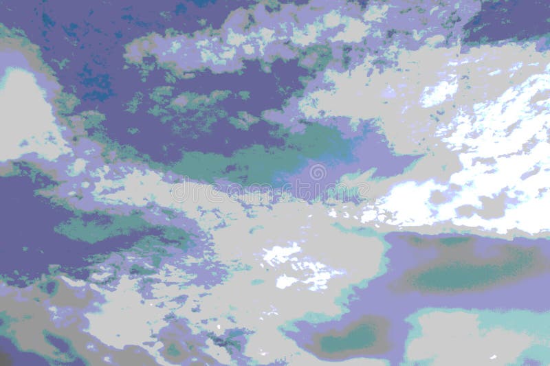 The Sky is Decorated with Colors and Patterns Stock Photo - Image of ...