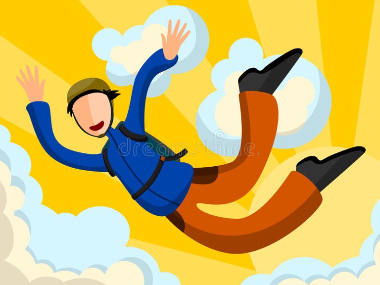 Sky Diving Stock Illustrations – 12,233 Sky Diving Stock Illustrations ...