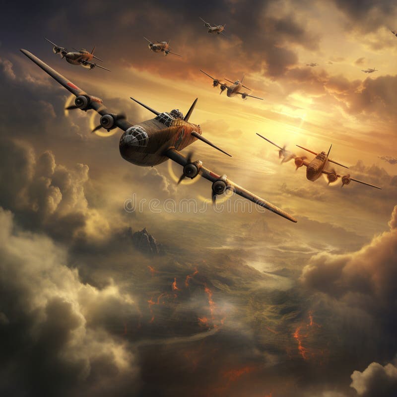 Sky Dominator: the Ultimate Fighter Aircraft Stock Illustration ...