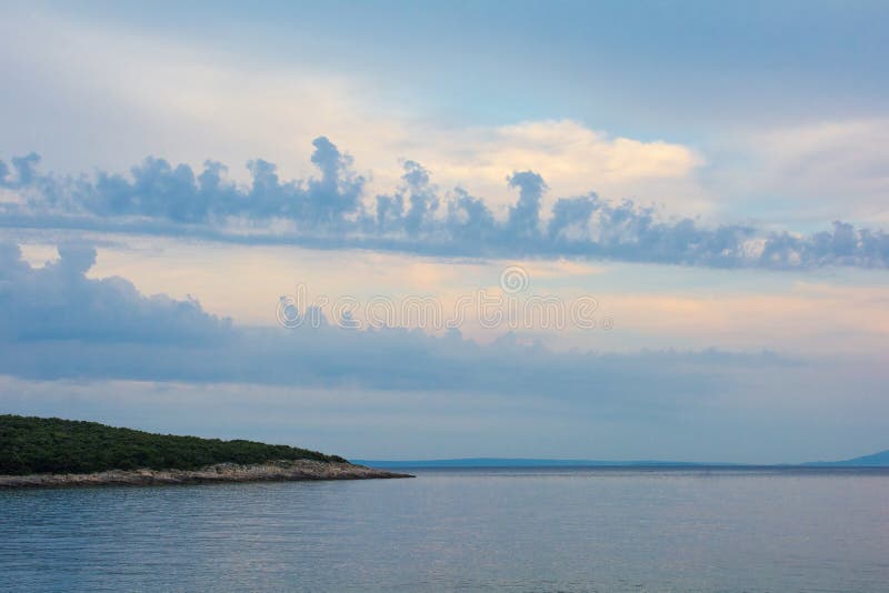 Sky at Duga Uvala stock image. Image of cloud, green - 129757667