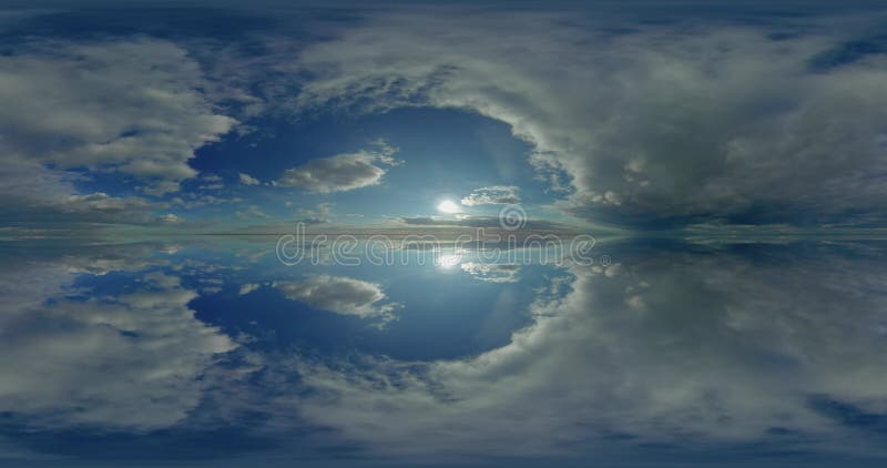 Sky 360 Equirectangular Hdr Spherical Mirror, Panoramic Clouds ...