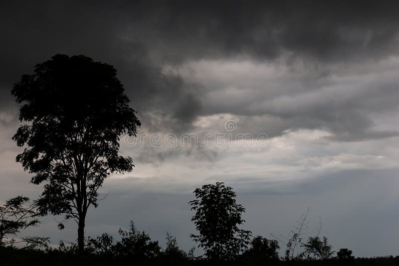 Sky in the Evening Befor Rain Stock Image - Image of beautiful, evening ...