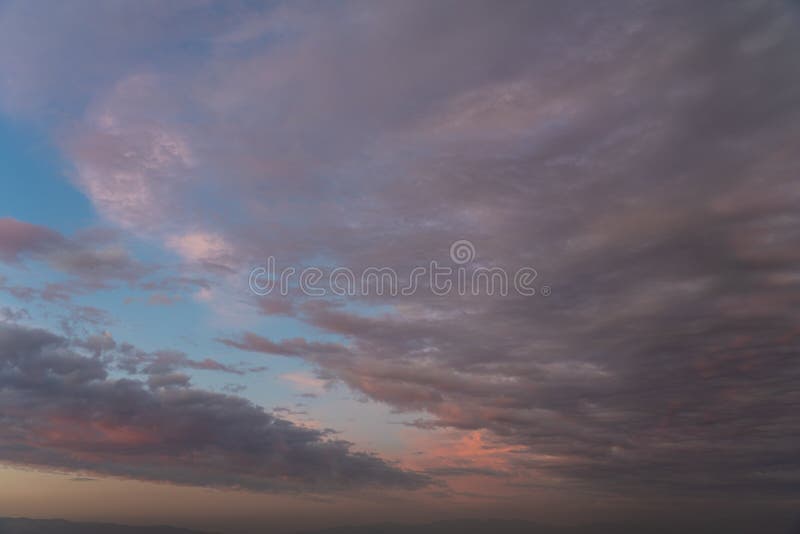 The Sky in the Evening before Maghrib Stock Photo - Image of sunset ...