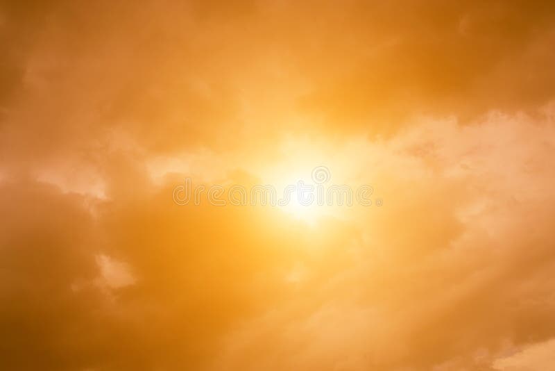 The Sky Evening Sunlight Hot Zone for Background in Design and a Stock ...