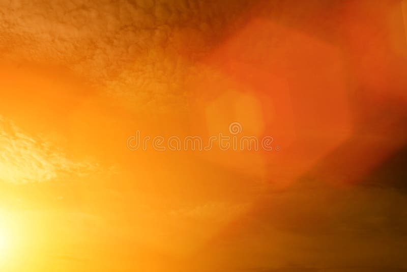 The Sky Evening Sunlight Hot Zone for Background in Design and a Stock ...