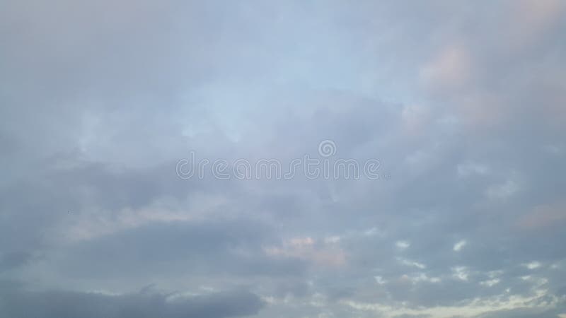 Sky. an Extremely Cloudy Evening Stock Image - Image of blue, cloud ...