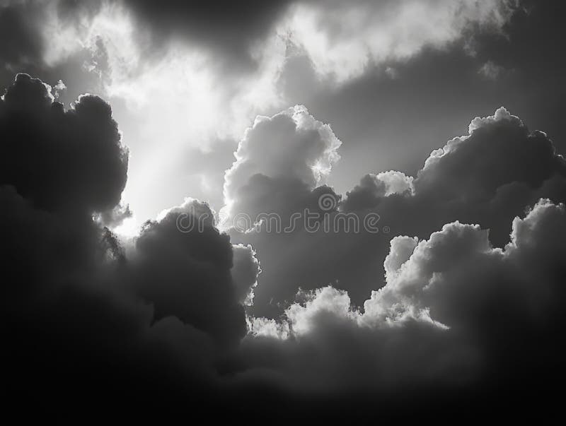 Sky Filled Dark Clouds Sun Barely Visible Stock Photos - Free & Royalty ...
