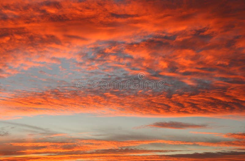 Sky on Fire stock photo. Image of evening, fire, blazing - 1493882