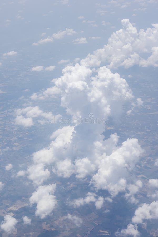 Sky form the plane. stock image. Image of space, cloudscape - 93774361