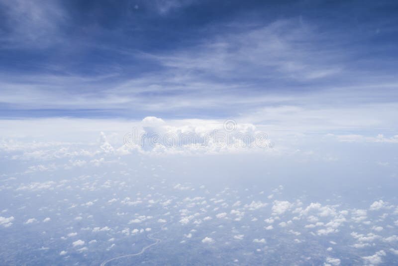 Sky form the plane. stock photo. Image of space, beautiful - 93774384
