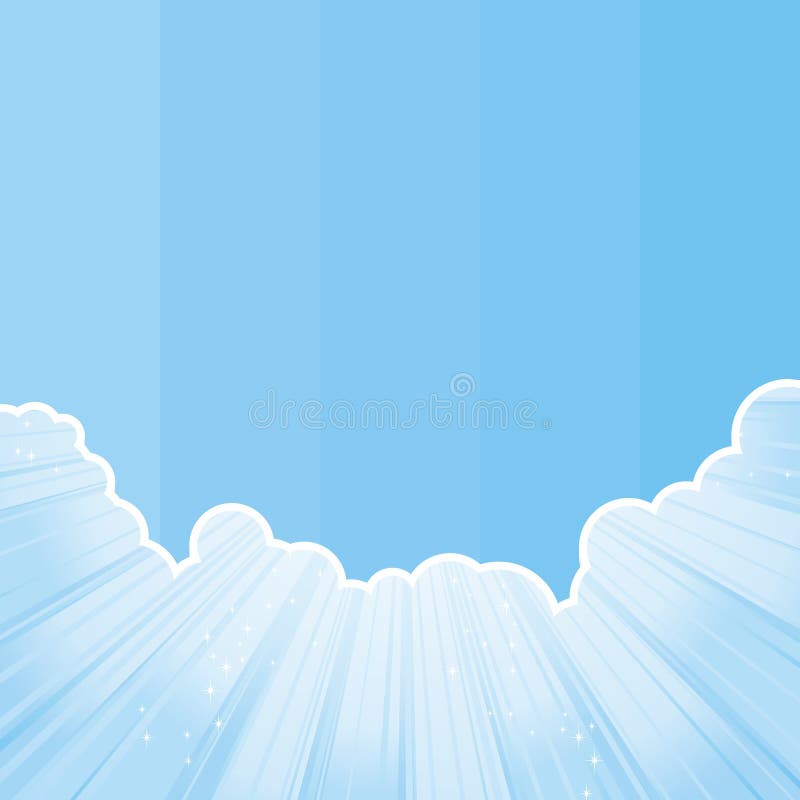 Sky frame stock vector. Illustration of bright, cloud - 26577470