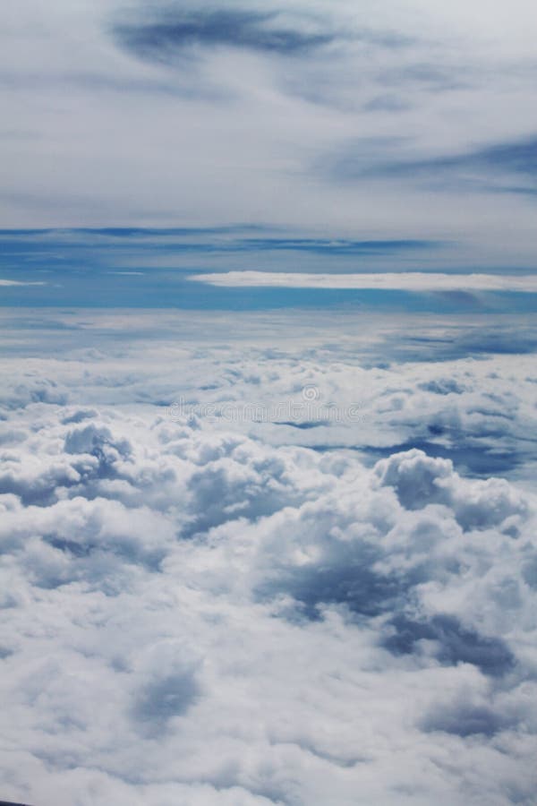 Sky is full of blue clouds stock image. Image of clouds - 192291755
