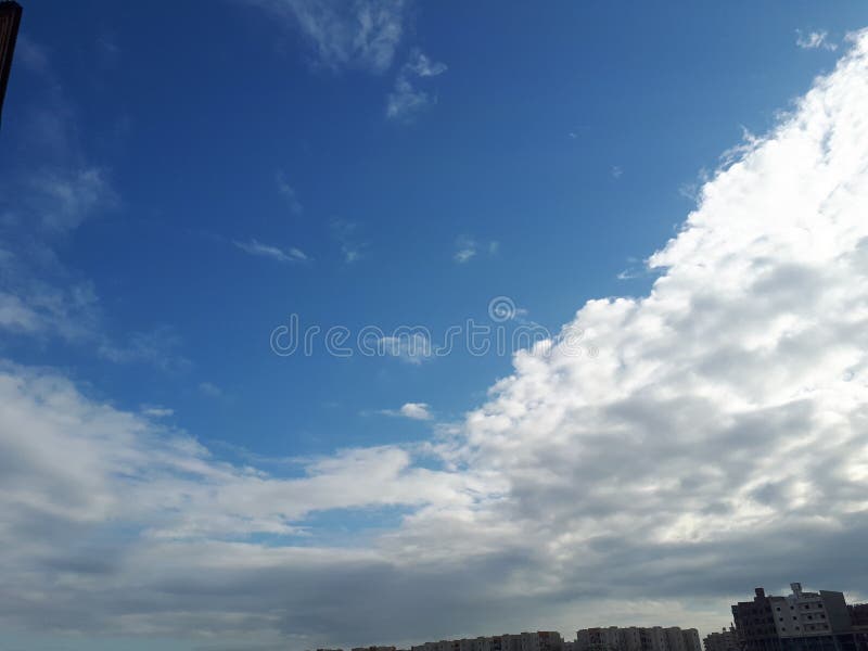 Sky full of clouds stock photo. Image of full, clouds - 168808840