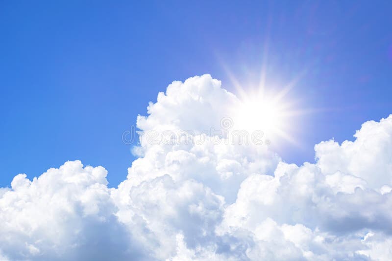 752 Shining Sun Small Clouds Stock Photos - Free & Royalty-Free Stock ...