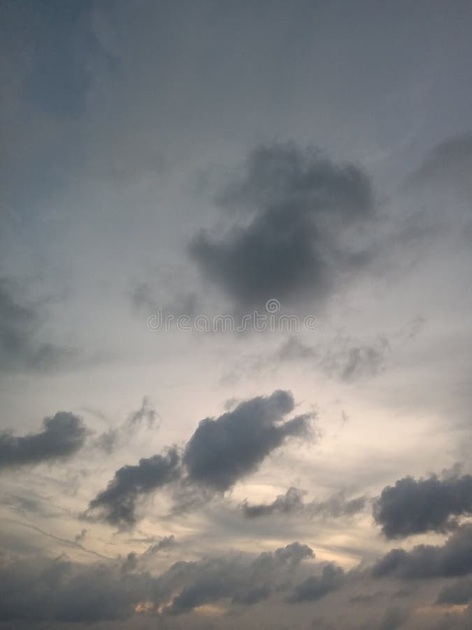 The Sky Full of Clouds in the Morning Stock Image - Image of sunrise ...