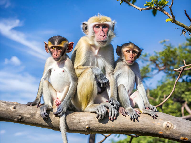 Three Monkeys Stock Illustrations – 714 Three Monkeys Stock ...