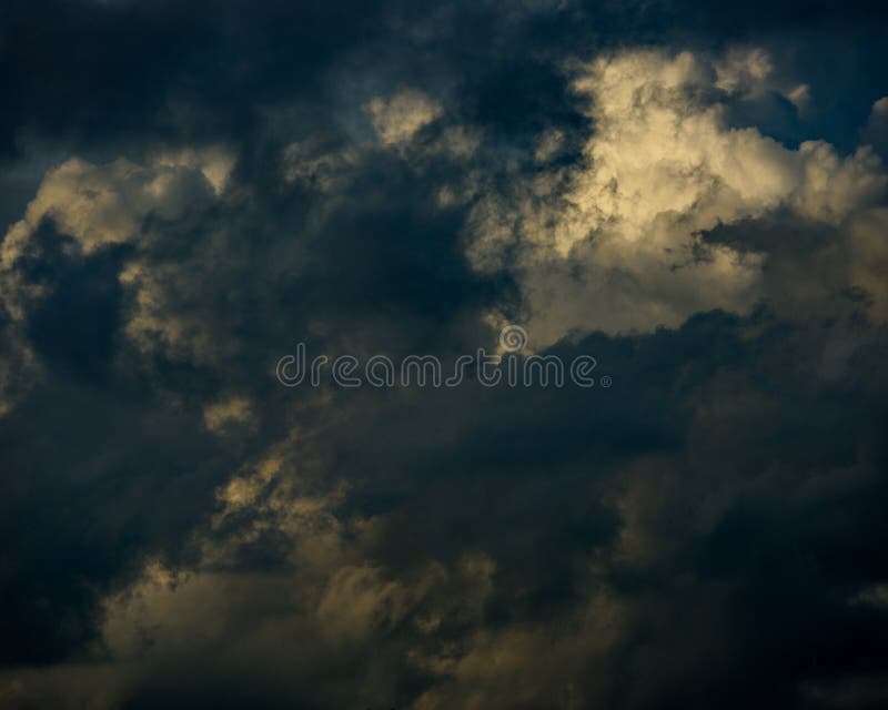 The Sky is Full of Dense Clouds Stock Image - Image of flare, multi ...