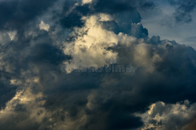 The Sky is Full of Dense Clouds Stock Image - Image of cloud, multi ...