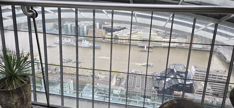 Sky Garden at the Fenchurch Building in London Stock Photo - Image of ...