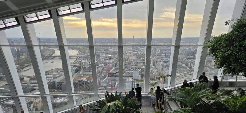 Sky Garden at the Fenchurch Building in London Editorial Image - Image ...