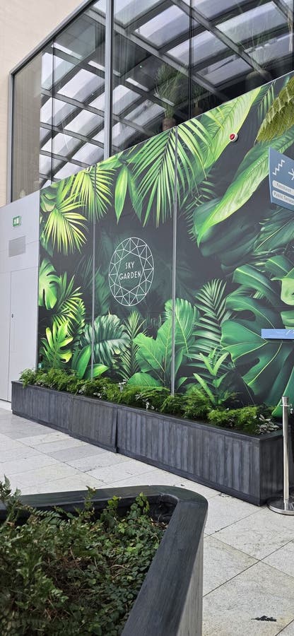 Sky Garden at the Fenchurch Building in London Editorial Photo - Image ...