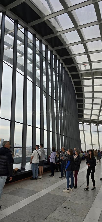 Sky Garden at the Fenchurch Building in London Editorial Photography ...
