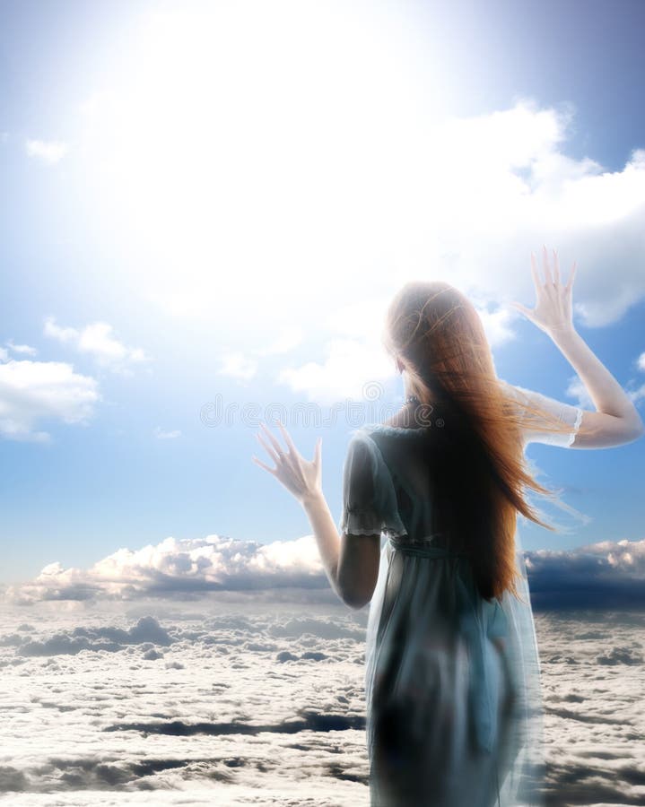 Heaven girl stock photo. Image of lovely, gorgeous, girl - 4226782