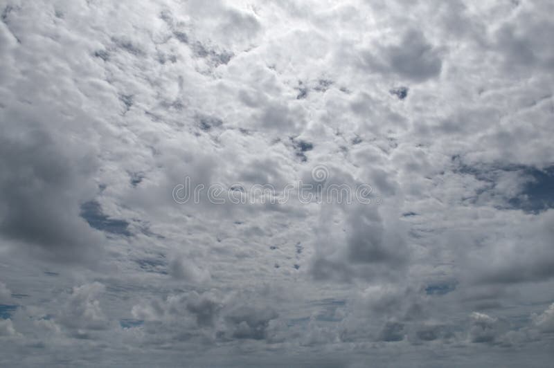 Sky with Gray Cumulus Clouds Stock Image - Image of fluffy, nature ...