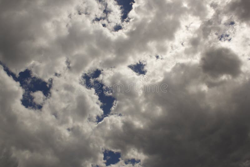 Sky with Grey Clouds and Sunlights Abstract Weather Background Stock ...