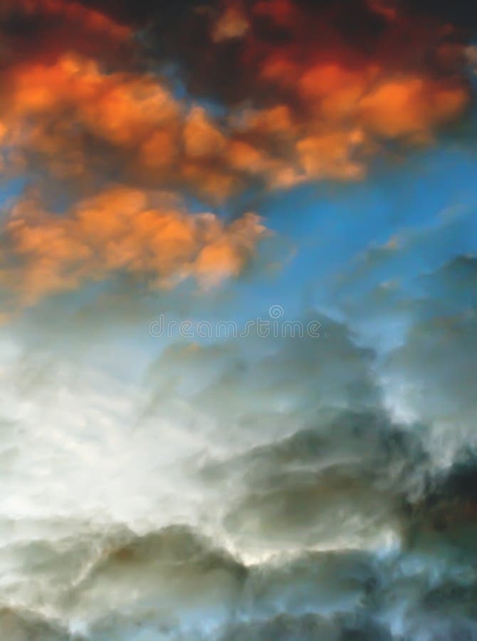 Sky in harsh colors stock photo. Image of landscape, beautiful - 72301374