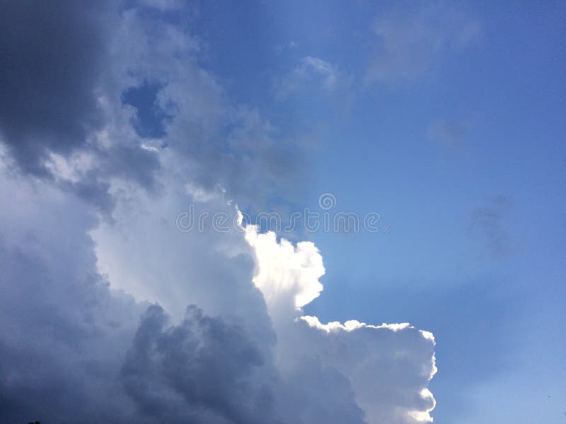 The sky stock image. Image of cloud, skyward, blue, heavenward - 265125519