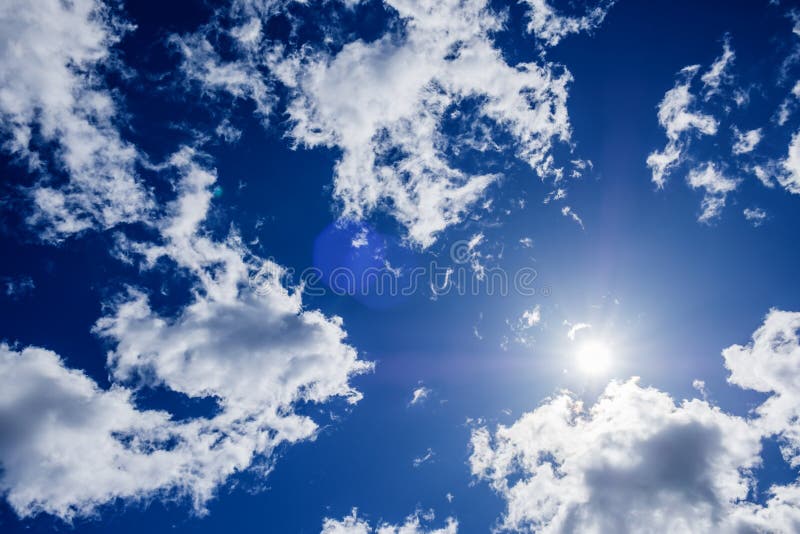 Sky Heaven with Day Blue Color for Background, Light Environment Stock ...