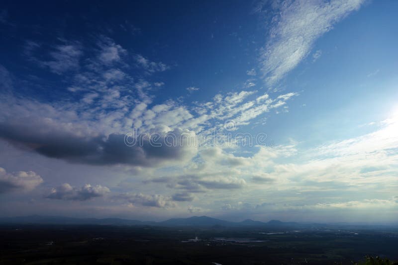 Sky after heavy rain stock photo. Image of rain, blue - 158995864