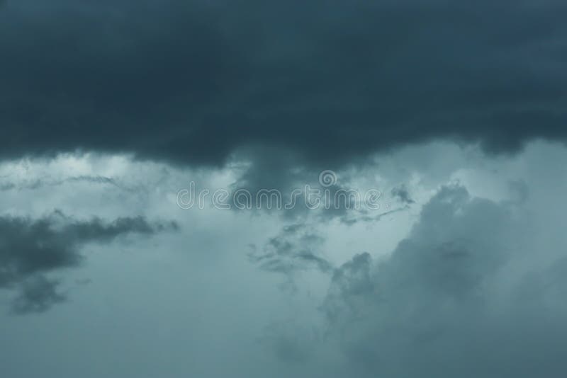 Sky and Clouds in a Rainy Day. Stock Photo - Image of mountain, grave ...