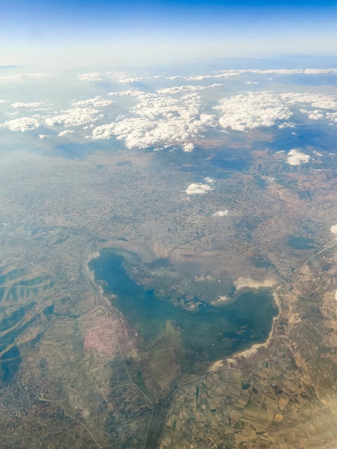 Sky Height Flight Plane View Continent Countries Stock Photos - Free ...