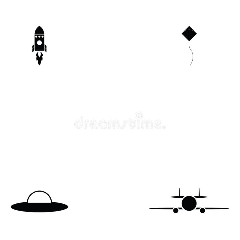 Sky icon set stock vector. Illustration of sign, graphic - 120571368