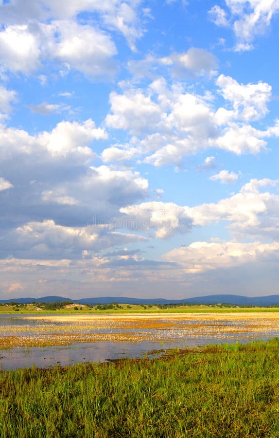 Sky on the Inner Mongolian Prairie Stock Image - Image of afternoon ...