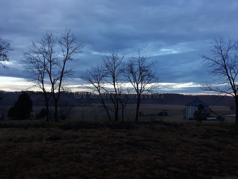 Sky Kentucky Fall Sunset Beauty Stock Photo - Image of kentucky, sunset ...