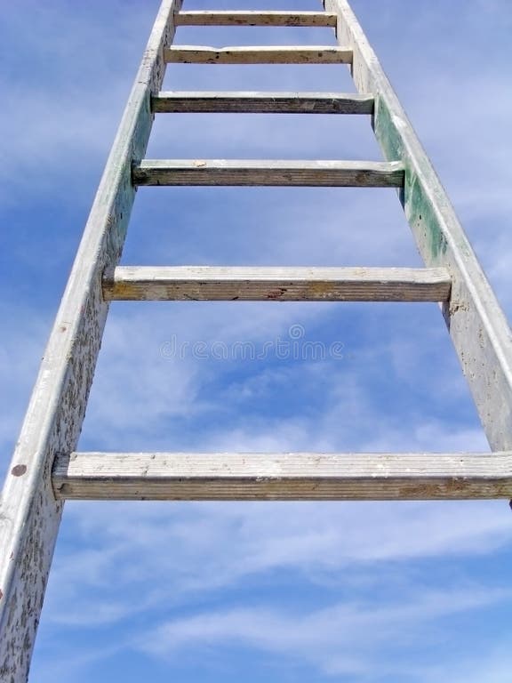 Sky ladder stock image. Image of rungs, clear, rung, landscape - 3104161