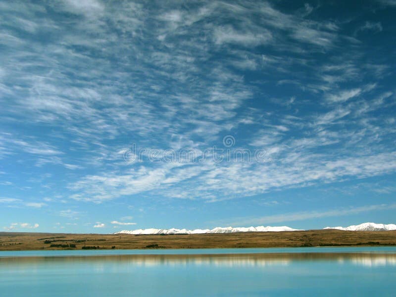 Sky Lake Landscape stock image. Image of land, ease, gentle - 145949