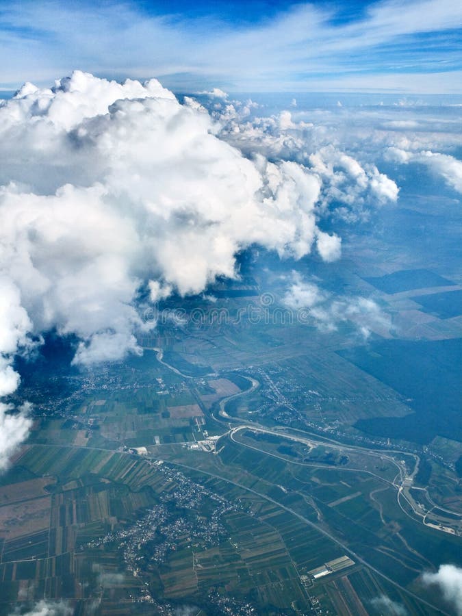 The sky is the land stock image. Image of electric, morning - 43095129