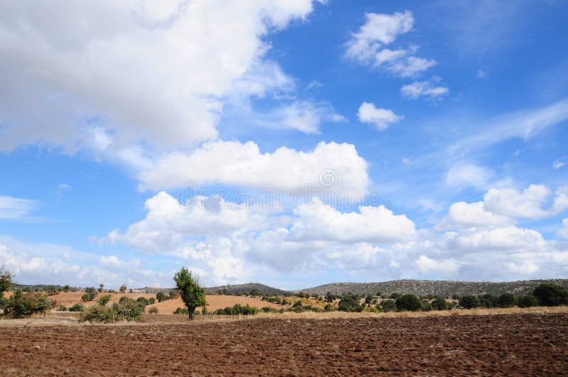 Sky and land view stock photo. Image of background, blue - 21547798