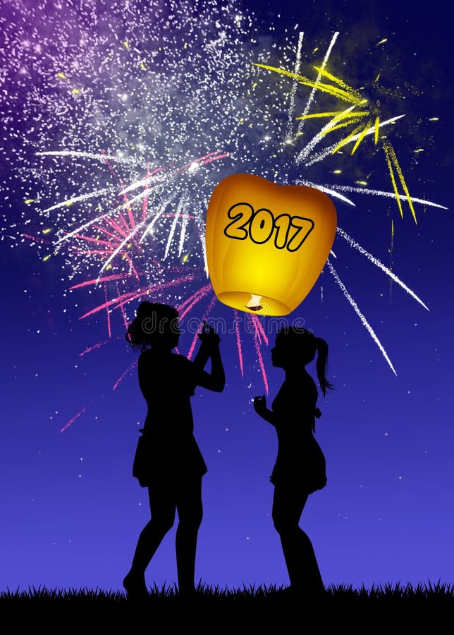 Rat with Fireworks Explosion for the New Year Stock Illustration ...