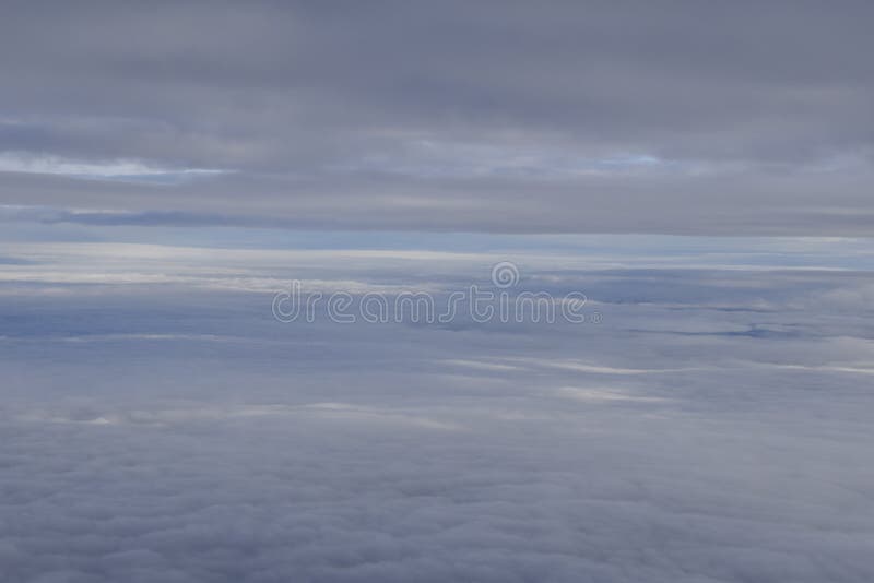 Sky Line Divided in Two Layers, Plane Perspective. Stock Photo - Image ...