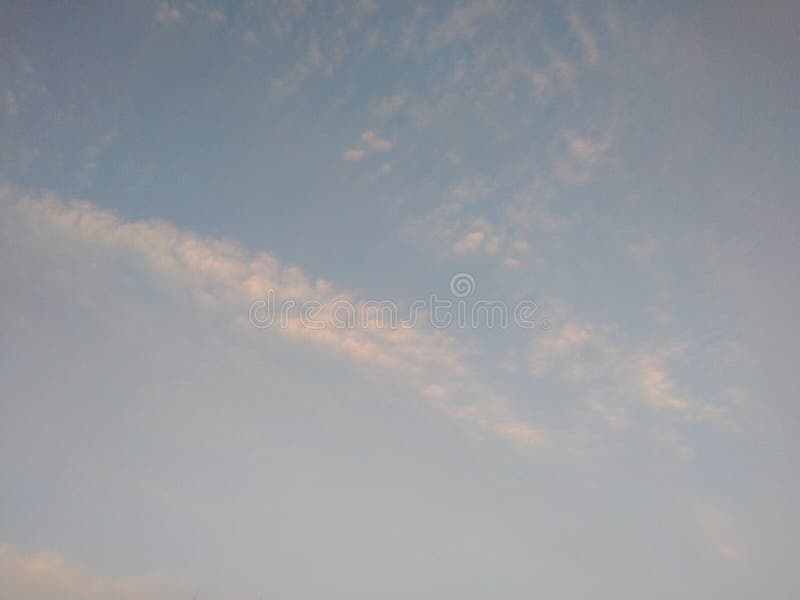Sky with little clouds stock image. Image of clearsky - 265229321