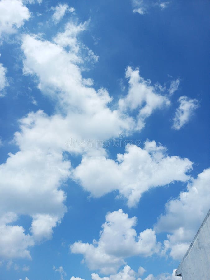 The Sky Looks Breathtaking with Fluffy Clouds Stock Image - Image of looks, fluffy: 277799819