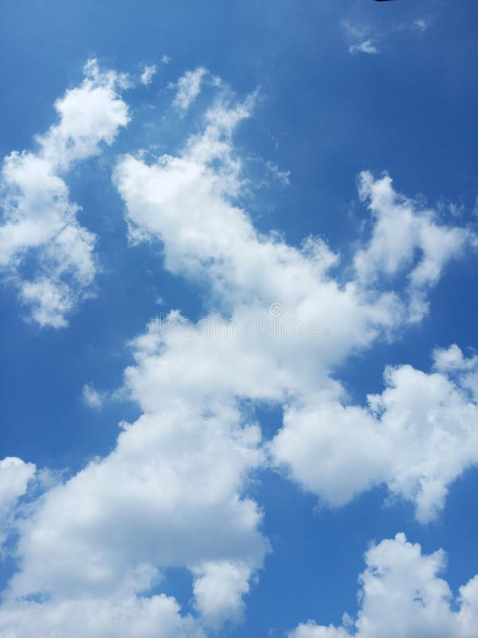 The Sky Looks Breathtaking with Fluffy Clouds Stock Image - Image of looks, fluffy: 277799819