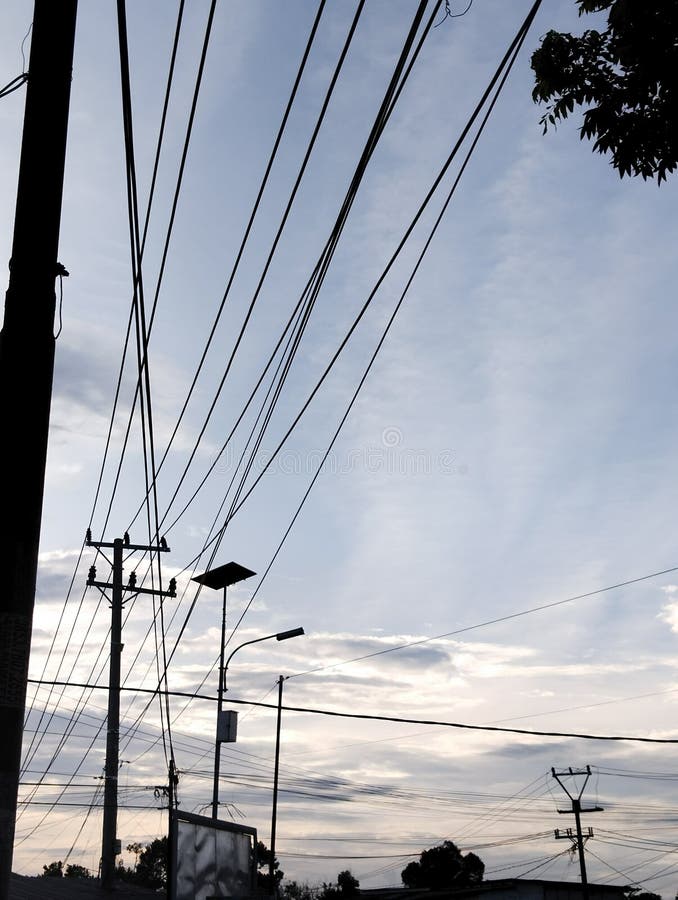692 Messy Power Lines Stock Photos - Free & Royalty-Free Stock Photos ...
